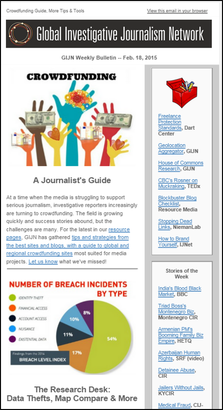GIJN Newsletter – Global Investigative Journalism Network