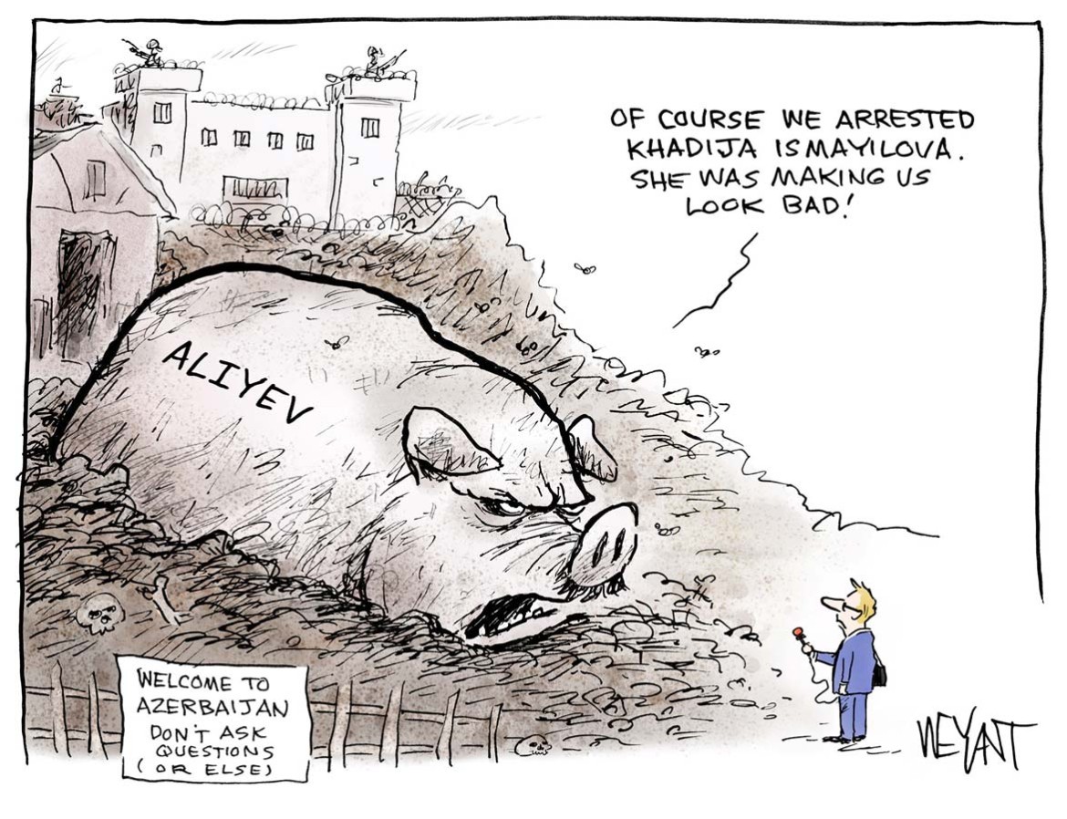 Ismayilova’s Plight Told in PEN Center’s Cartoon Tribute – Global ...