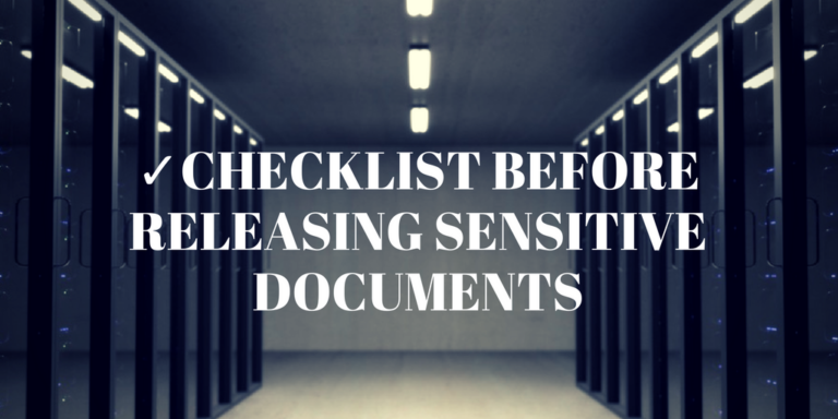 Source Protection: Sensitive Document Checklist – Global Investigative ...