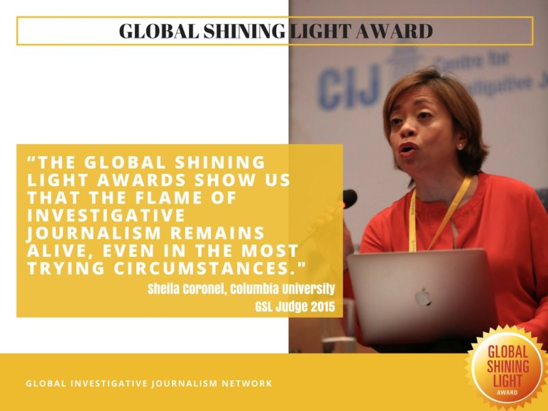 Global Shining Light Award Submissions Open – Global Investigative ...