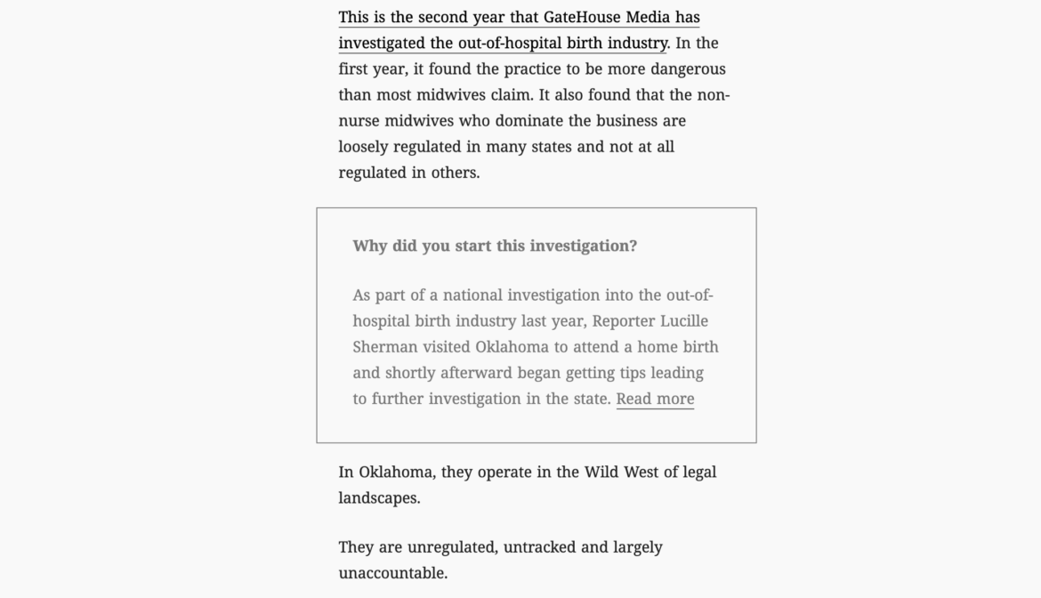 Investigative Team’s ‘Trust Nuggets’ Inject Transparency into Long ...