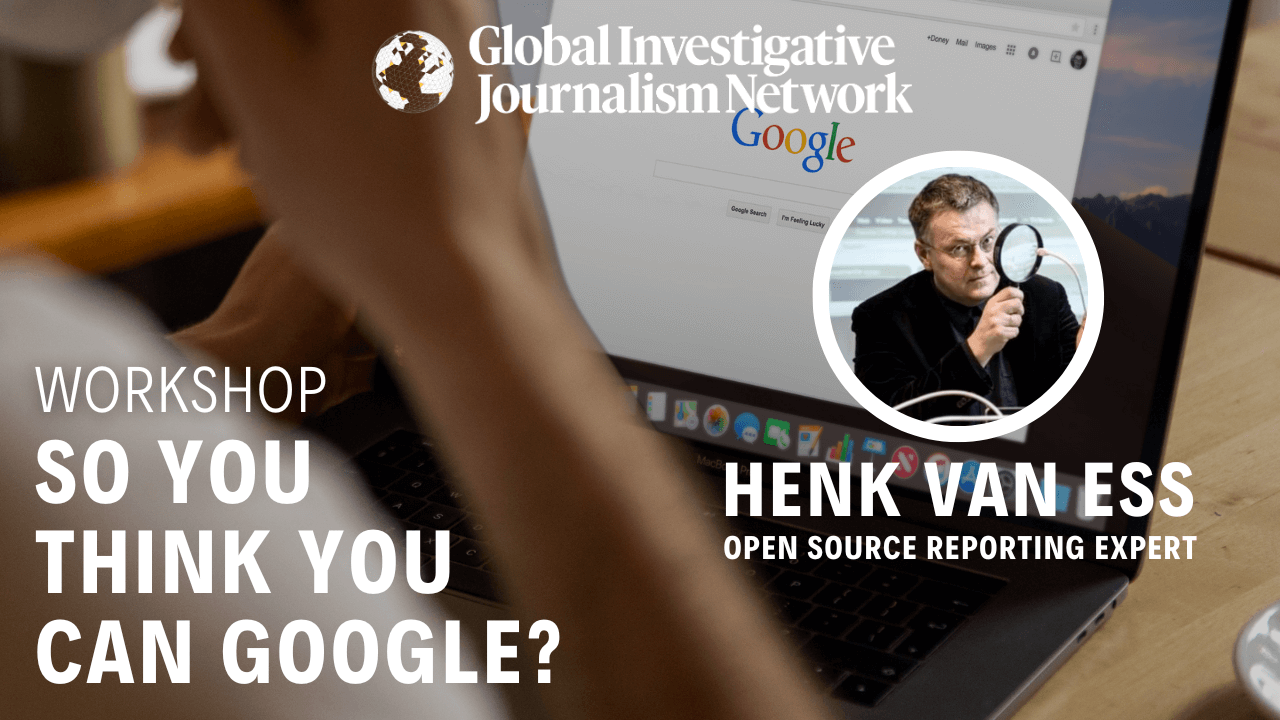 Video: So You Think You Can Google? – Workshop With Henk van Ess ...