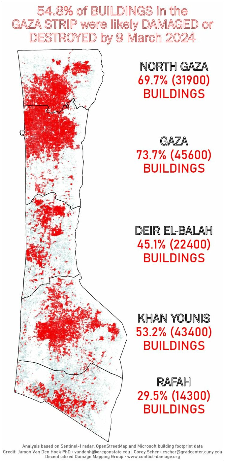 Mapping Conflict: Using Satellite Radar Data to Track the War Damage in Gaza – Global ...