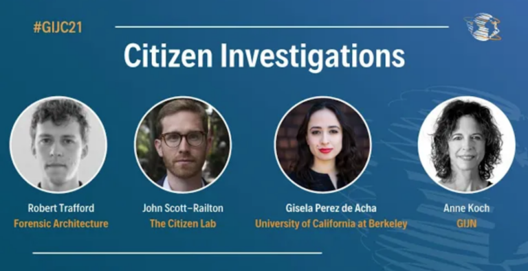 Video: GIJC21 – Citizen Investigations – Global Investigative ...