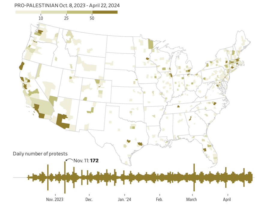 Mapping US War Protests, Ukraine’s Shocking Naval Victories, Tracking ...
