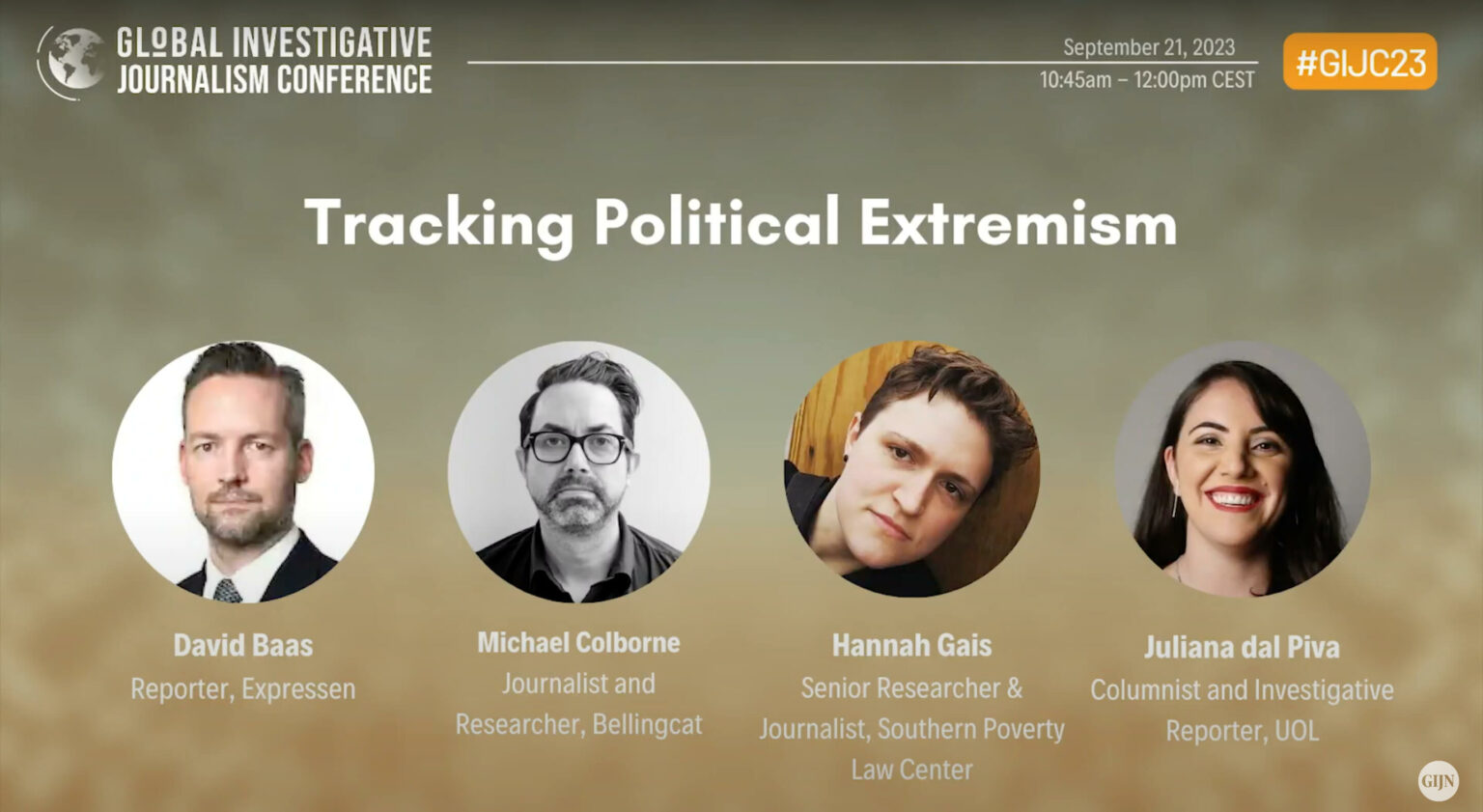 GIJC23 – Tracking Political Extremism – Global Investigative Journalism ...