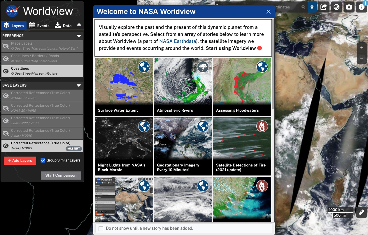 NASA’s Worldview Site Expands Data and Environmental Reporter’s Toolbox ...