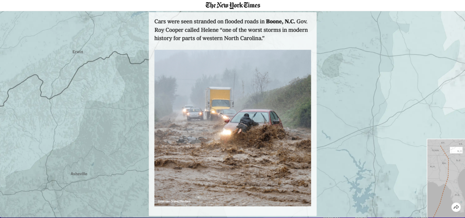 Tracking Hurricane Helene’s Devastation, Conflict Escalation in the ...