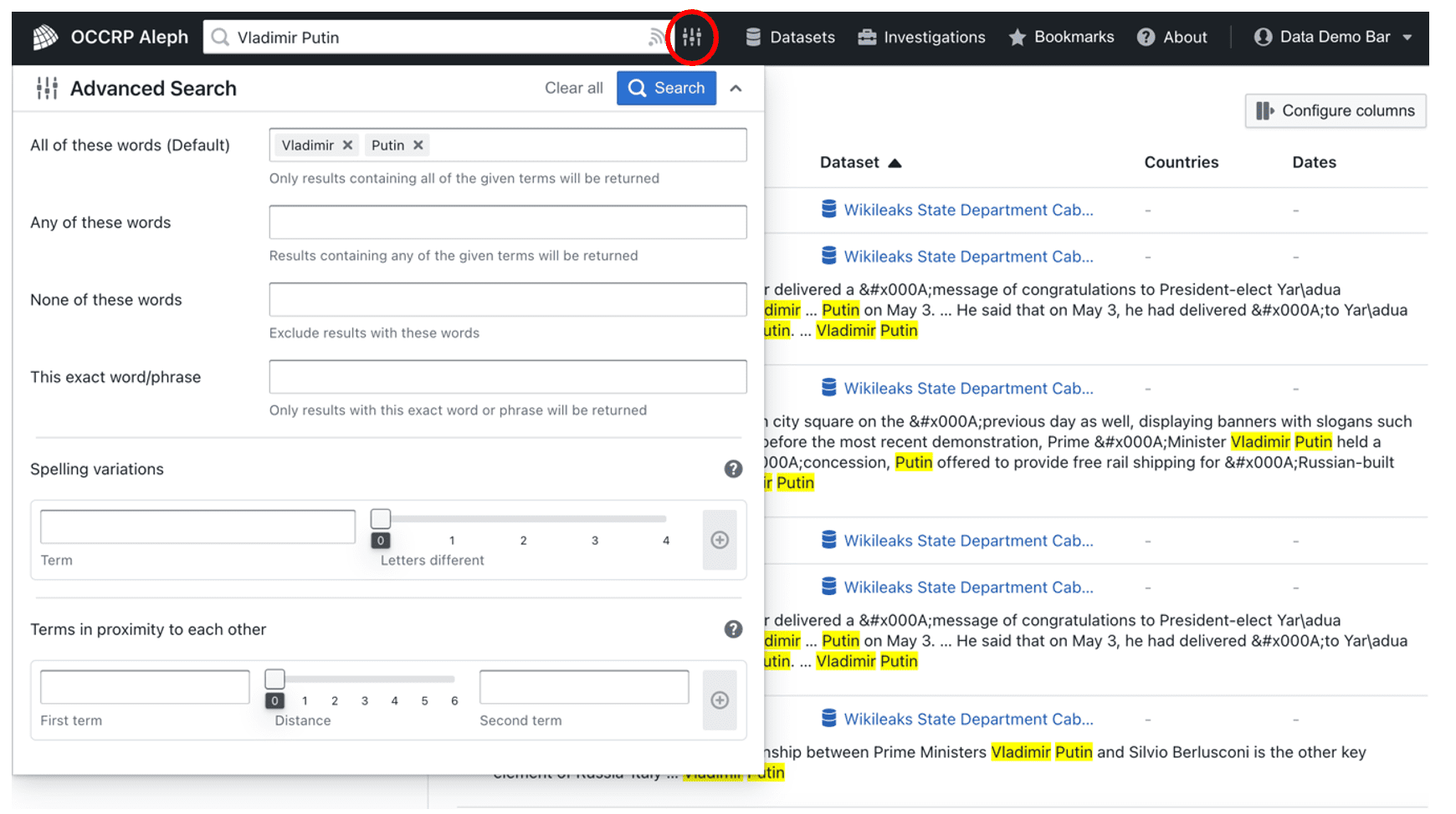 Tipsheet for Reporters: How to Get the Best from OCCRP’s Aleph – Global ...