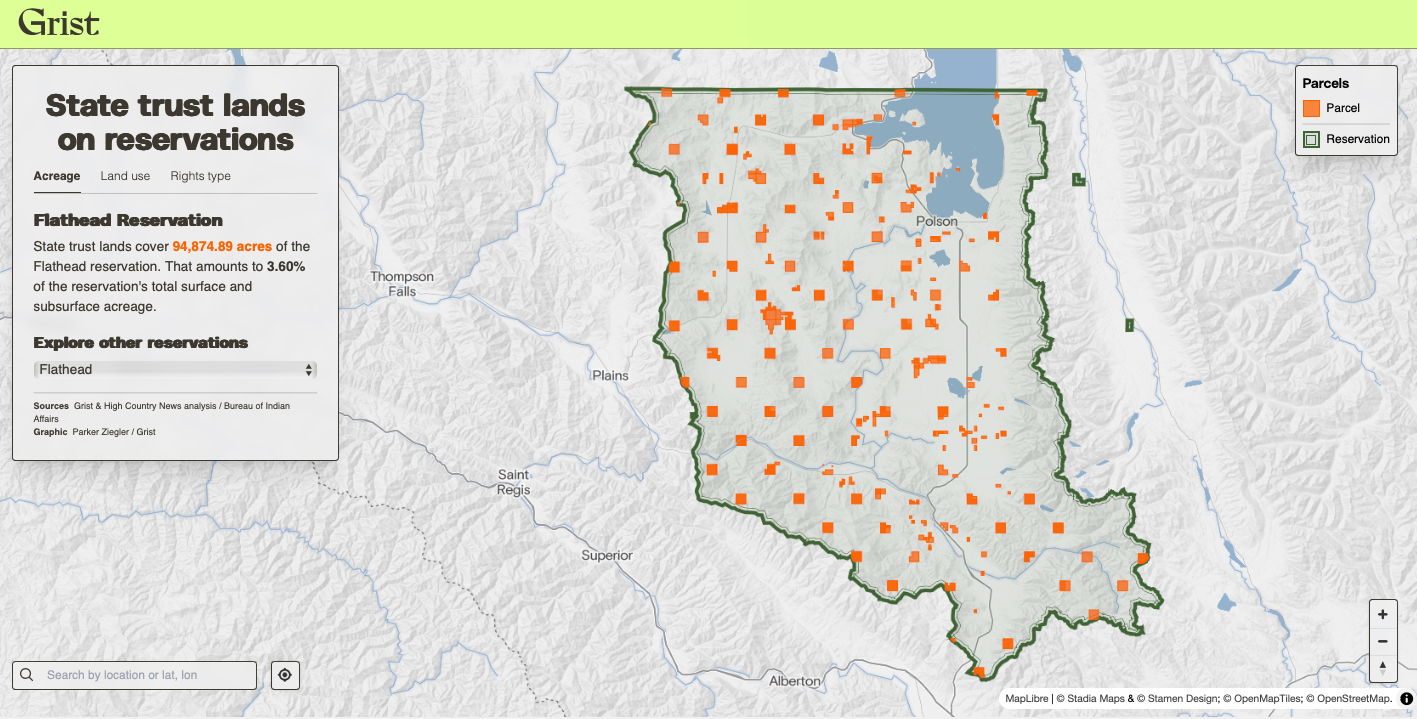 Trust Issues: Using Data to Dig Into Who Profits from US Tribal Lands ...