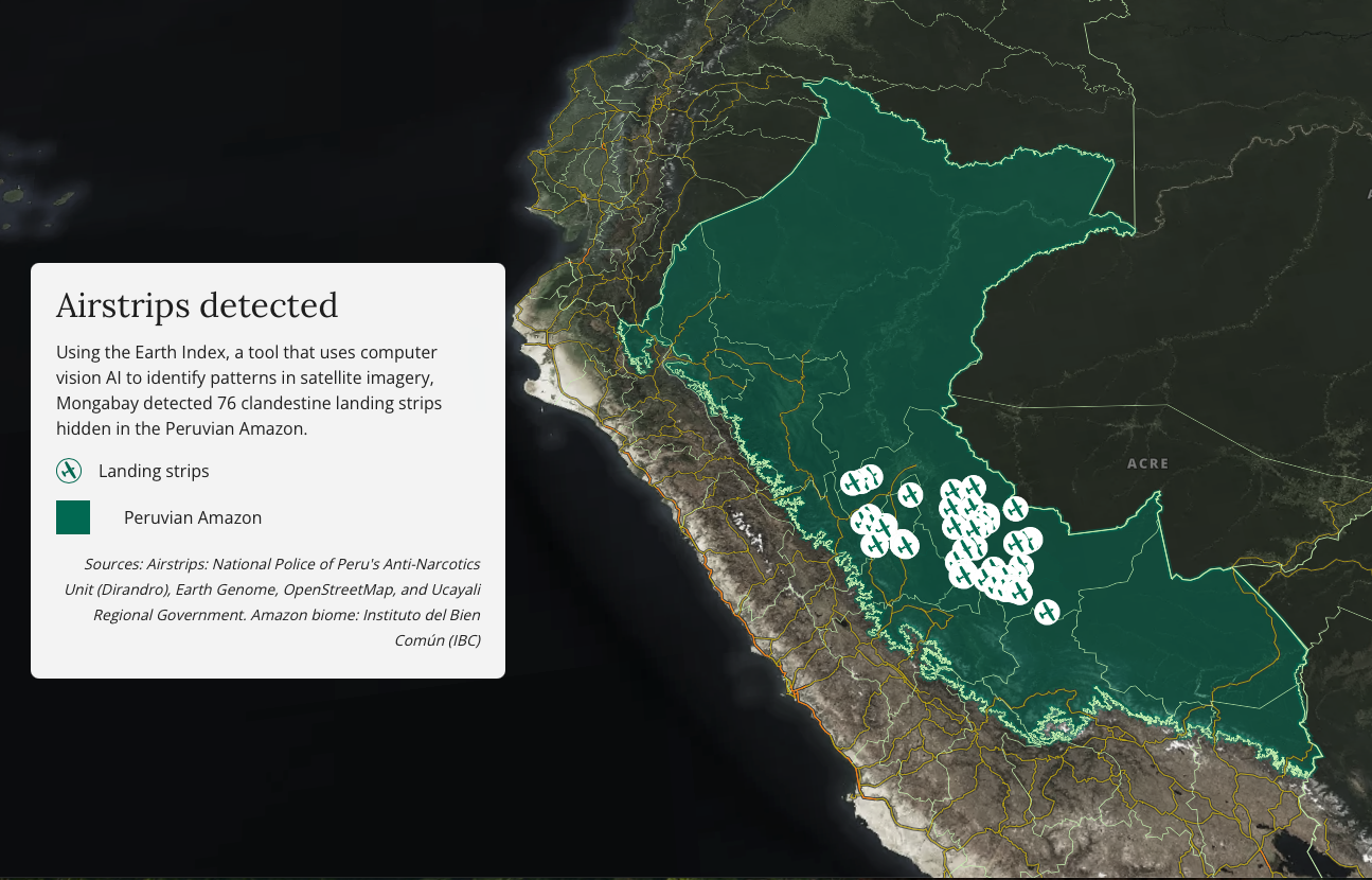 Bringing an Investigation on Clandestine Landing Strips in the Peruvian ...